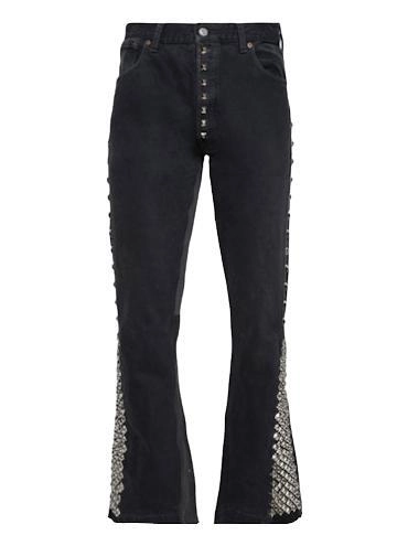 GALLERY DEPT. Studded La Flare Denim Jeans - Black