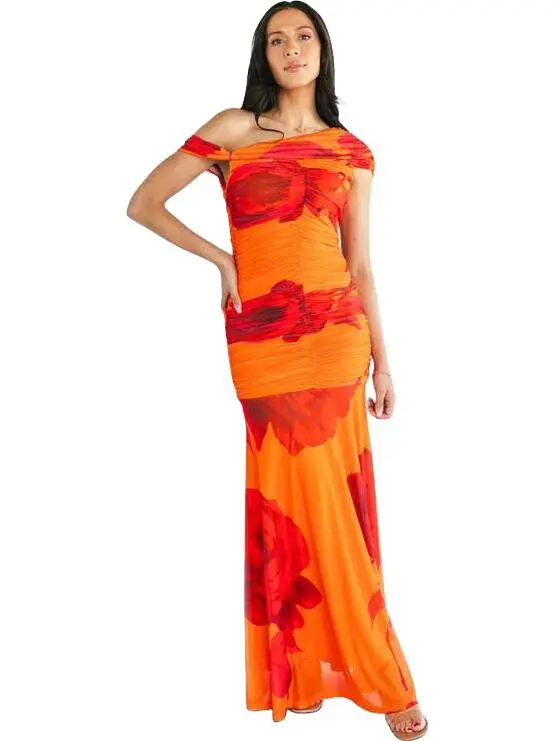 BALTIC BØRN Santorini Maxi Dress - Orange