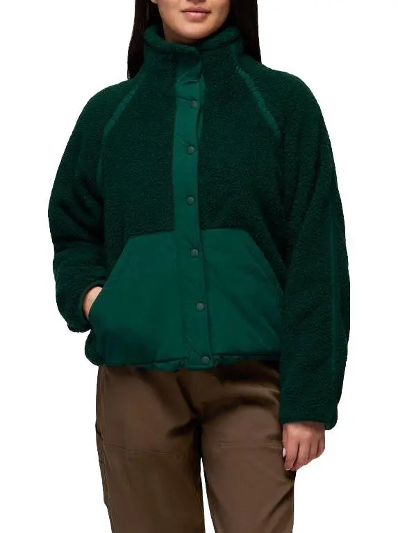 Prana Encinitas Fleece Jacket - Root Green