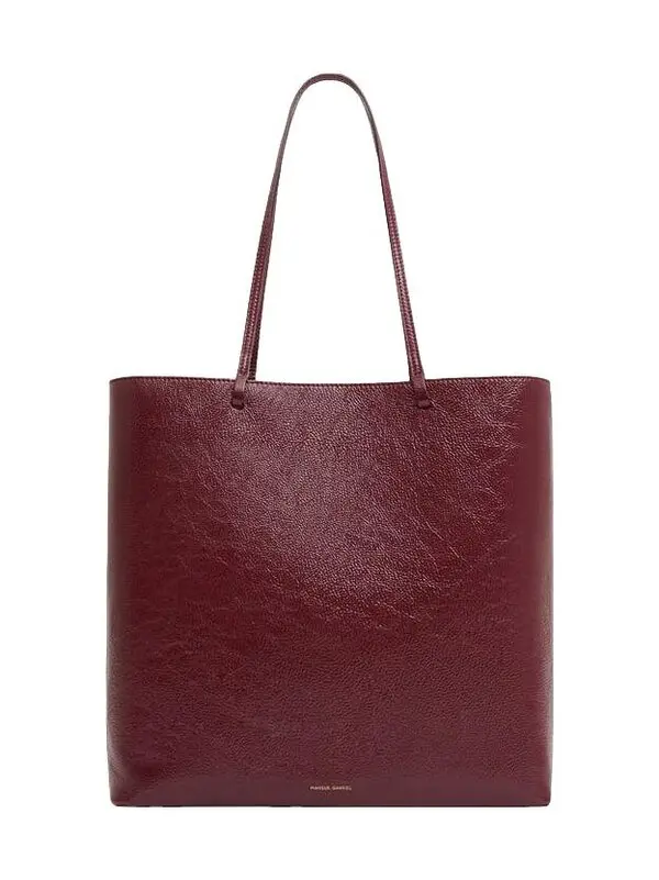 MANSUR GAVRIEL Large Filo Naplak Leather Tote - Claret