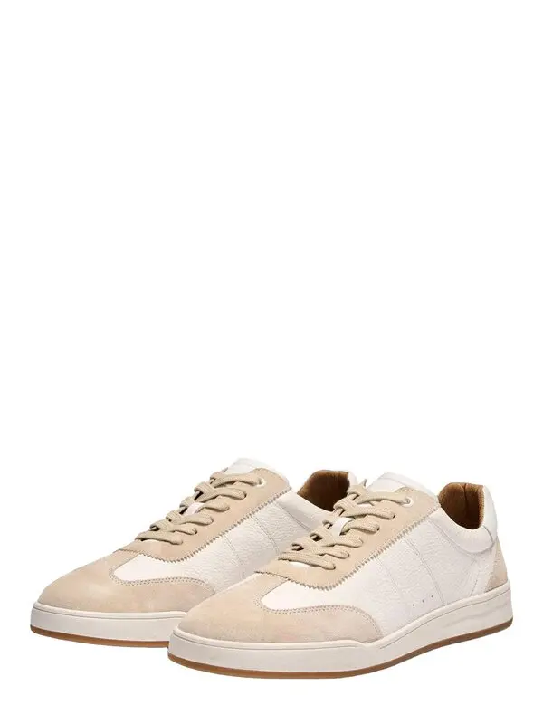 Johnnie-o Sure Shot Low Top Sneakers - White Tan