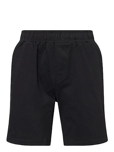 ARNE Relaxed-fit Cotton Drawstring Shorts - Black