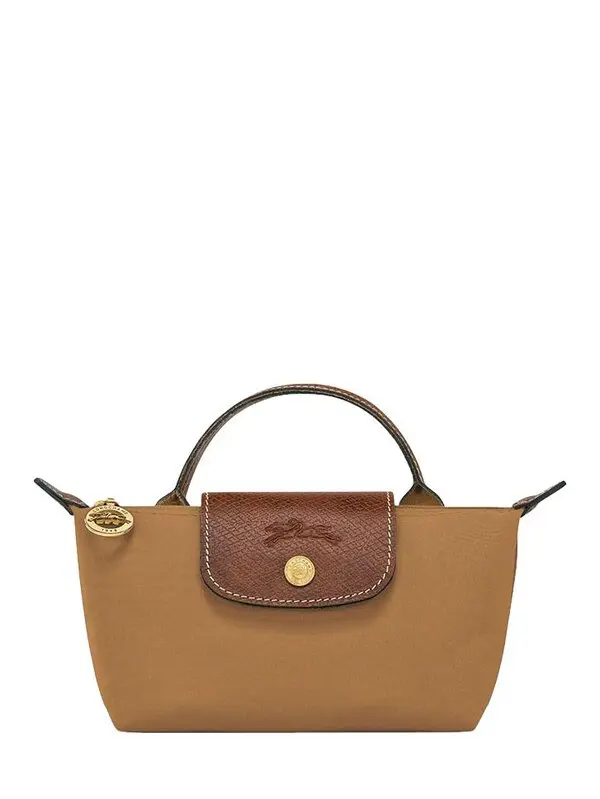 Longchamp Pouch With Handle Le Pliage Original - Brown