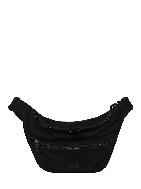 Y3 Staple Waist Bag - Black