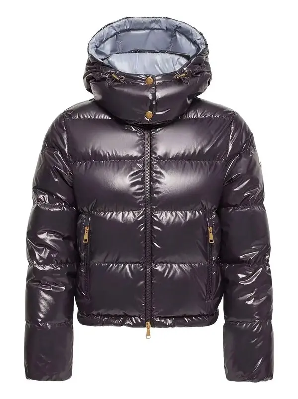 Moncler Short Quilted Puffer Jacket - Blue