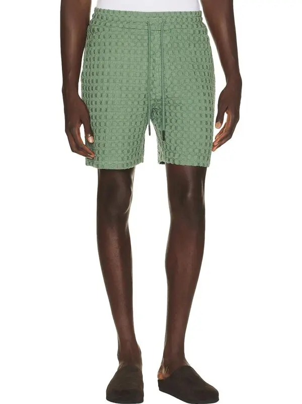 Oas Waffle Porto Shorts - Green