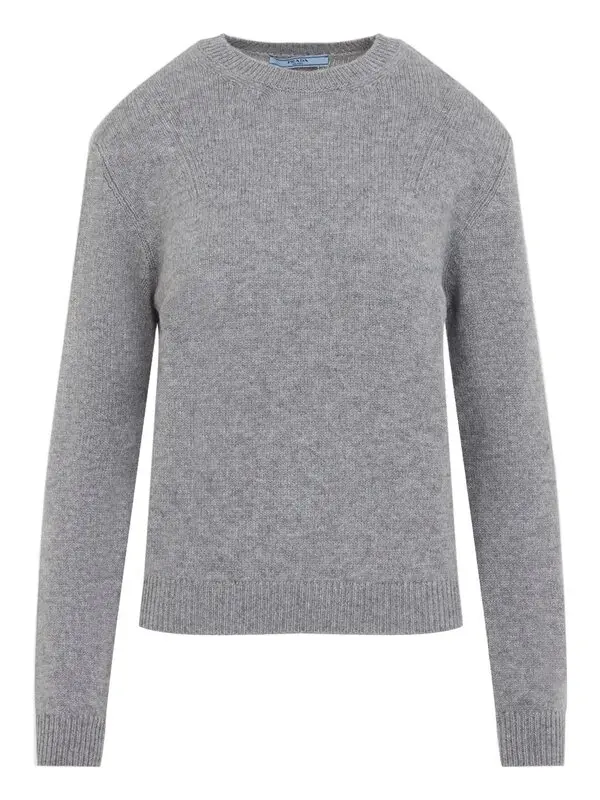 Prada Cashmere Crewneck Sweater - Grey