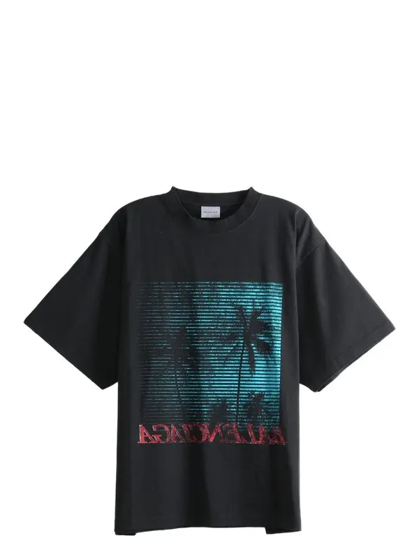 Balenciaga Oversized T-shirt Btheck Size - Black
