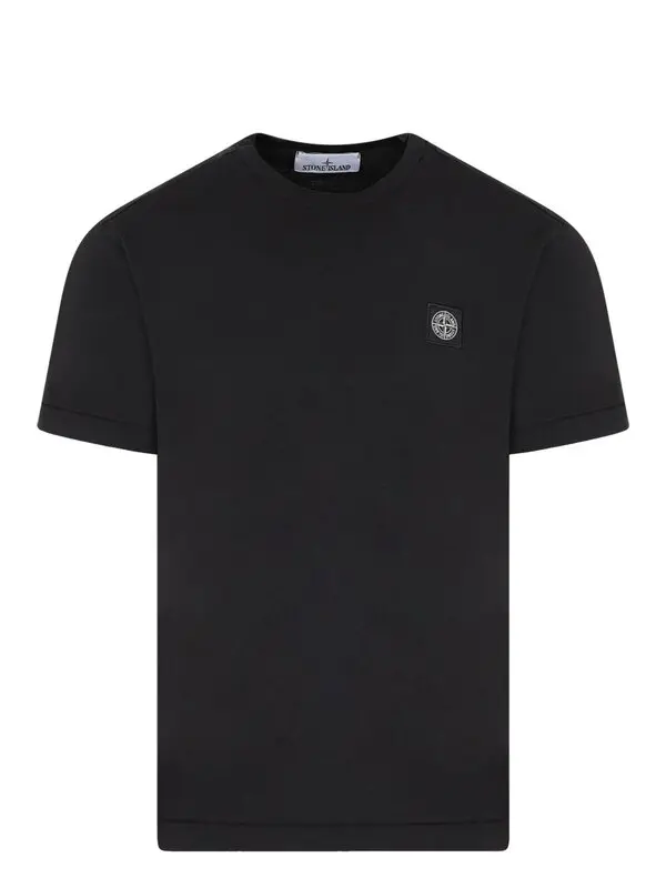 Stone Island Cotton T-shirt - Black