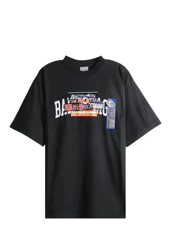 Balenciaga Medium Fit T-shirt - Black
