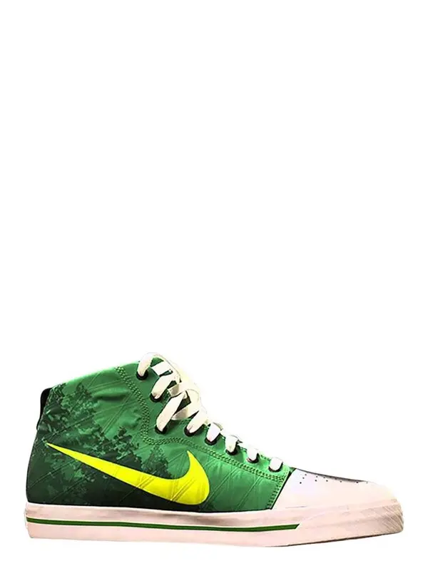 Nike Pit Crew" Oregon Ducks High Top Sneakers - Green