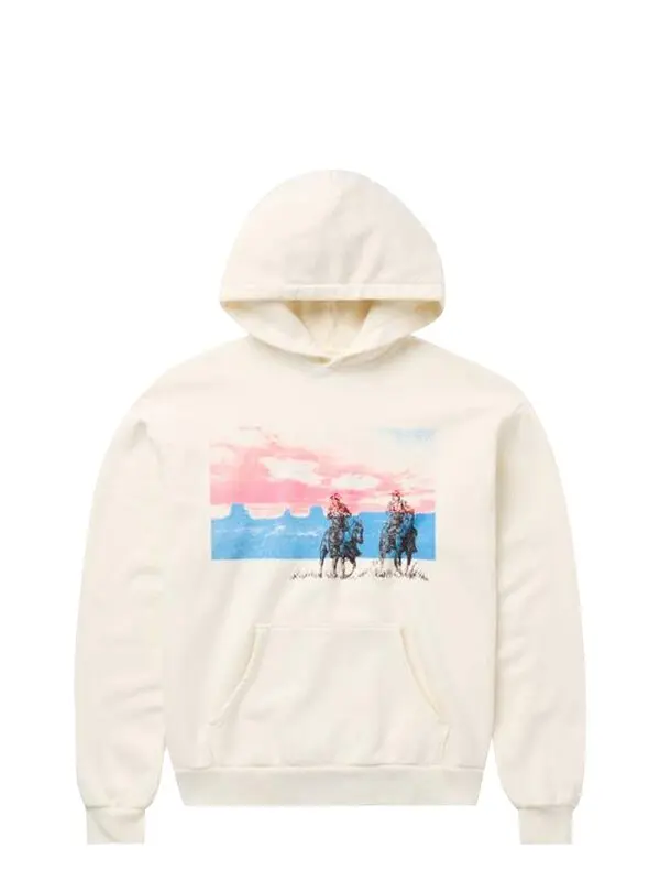 ONE OF THESE DAYS Graphic Pullover Hoodie - Cream