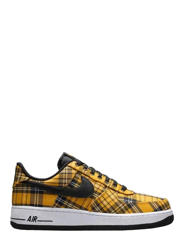 Nike Force 1 Low " Plaid - Yellow
