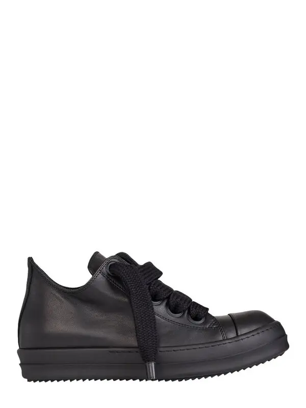 Rick Owens Jumbolace Low Sneaker - Black