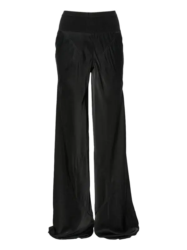 Rick Owens Bias Cut Trousers - Black