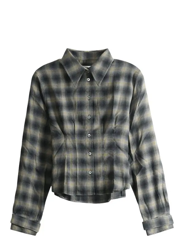 Our Legacy Envelope Long-sleeve Shirt In Yukon Check Woolton - Multicolor