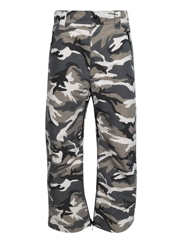 Balenciaga Camouflage Ski Trousers - Grey
