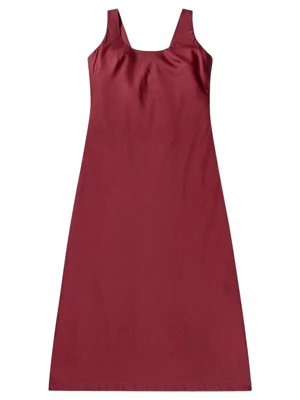 ESCALE Burgundy Ring-back Maxi Dress - Red