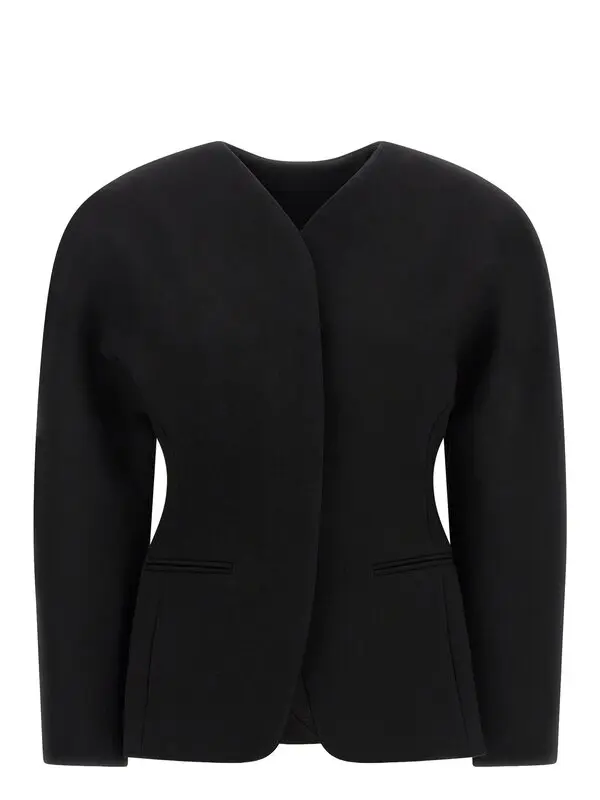 Jacquemus La Veste Ovalo Blazer - Black