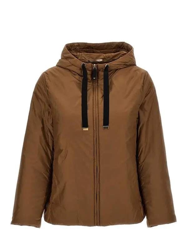 Max Mara Greenh Technical Canvas Jacket - Brown