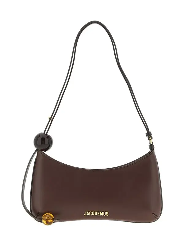 Jacquemus Le Bisou Perle Shoulder Bag - Brown
