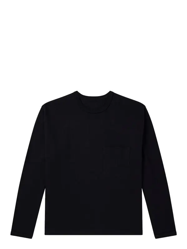 LEMAIRE Cotton-jersey T-shirt - Black