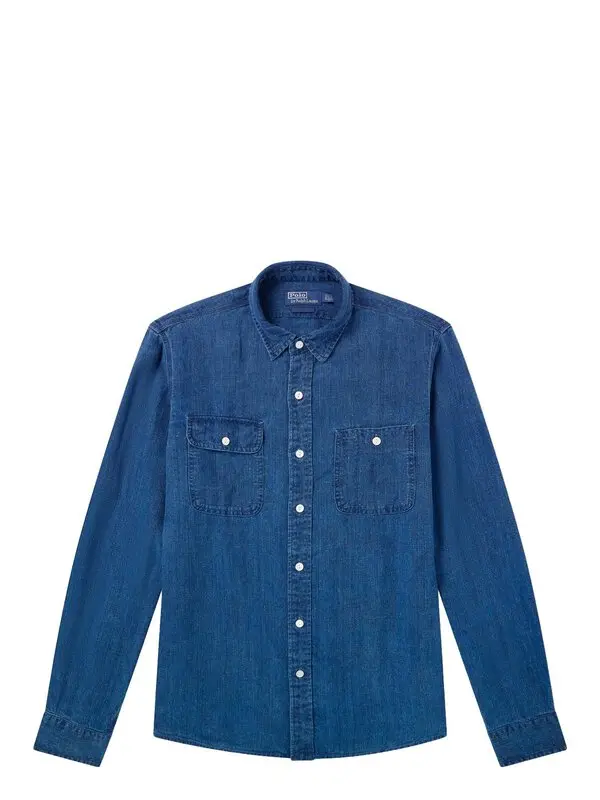 Polo Ralph Lauren Linen Shirt - Blue