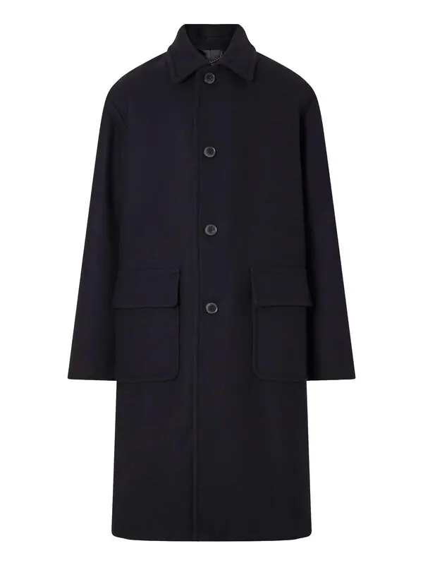 Dries Van Noten Oversized Wool-blend Coat - Black