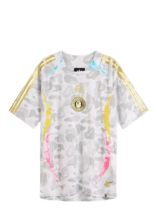 Adidas X Bape Teamgeist Away Tee Shirt - White