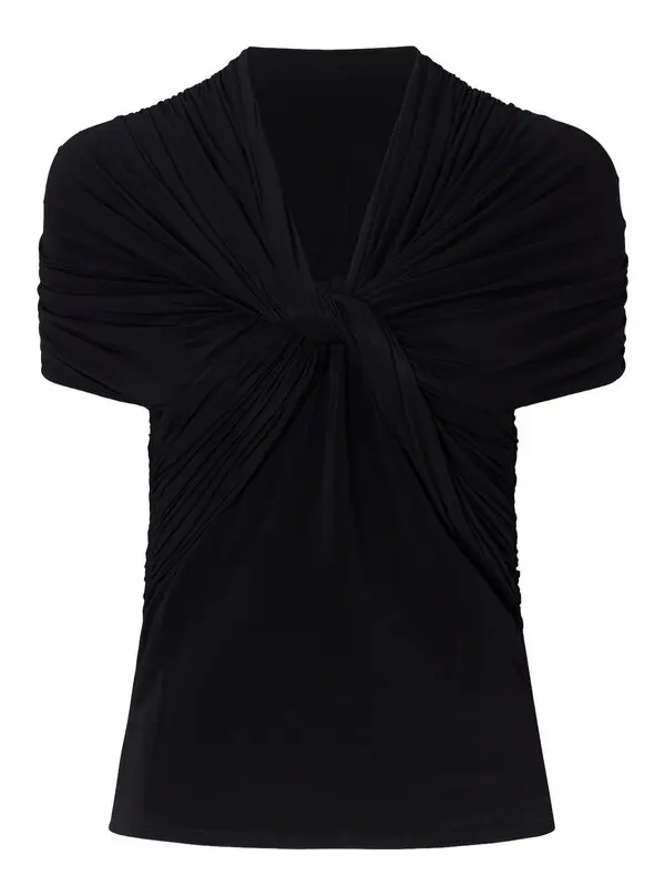 Tove Hadara Stretch-jersey Top - Black