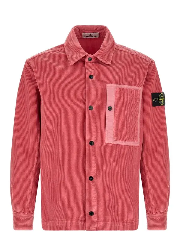 Stone Island 1200016' Overshirt - Pink