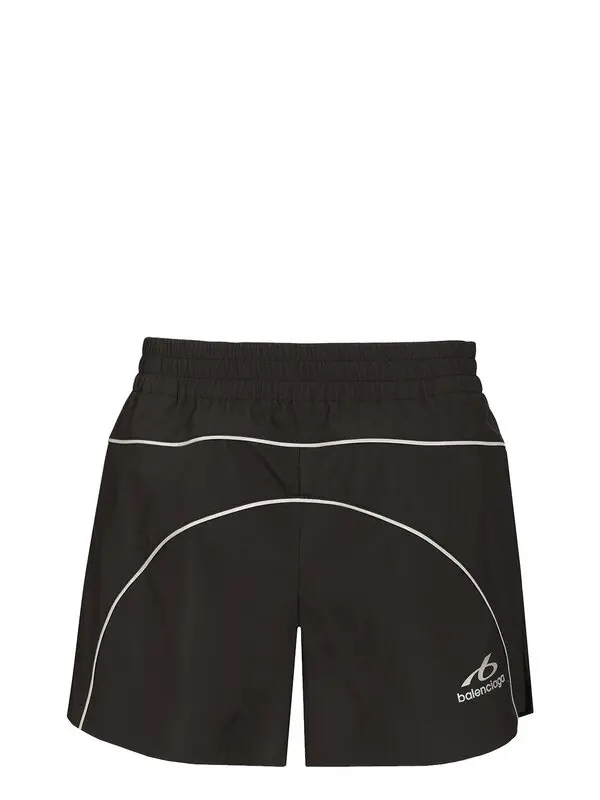 Balenciaga Techwear Sports Shorts - Black
