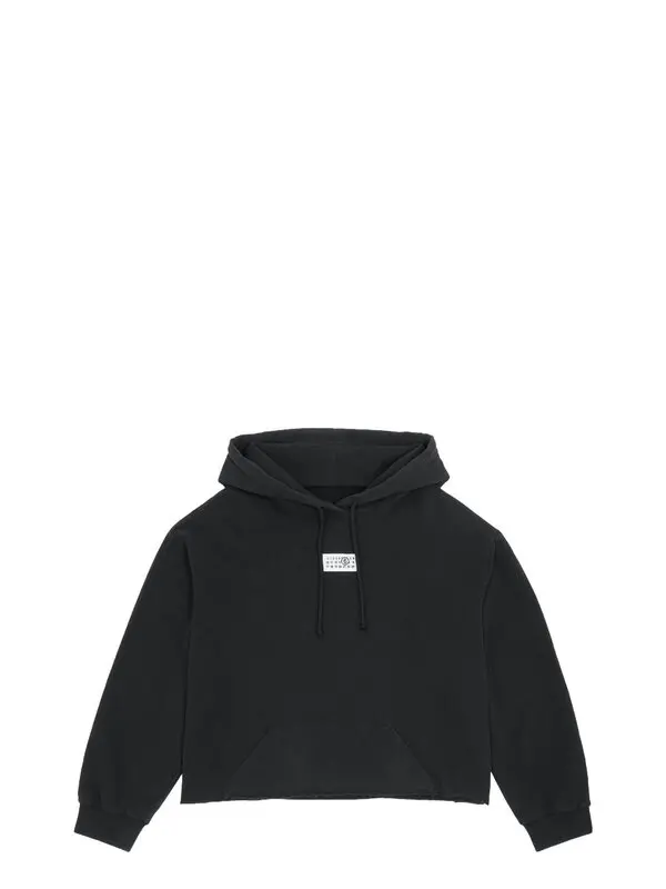 MAISON MARGIELA Drop Shoulder Hoodie - Black