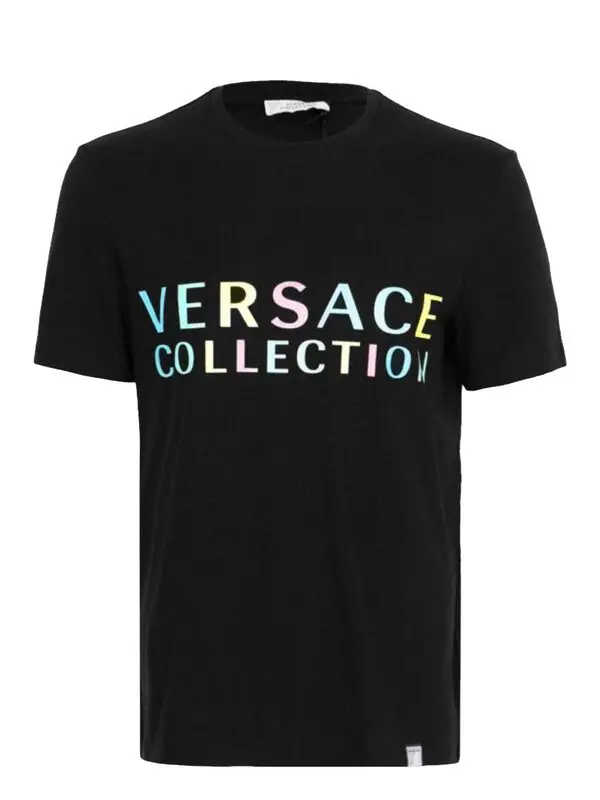 Versace Open-necked Shirt - Black