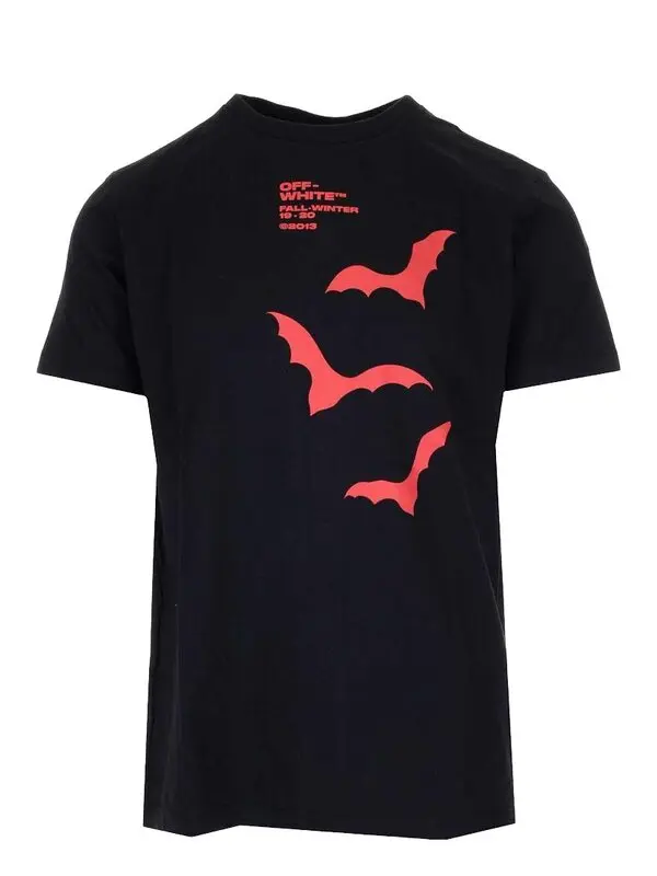 Off-White Bat-slim T-shirt - Black