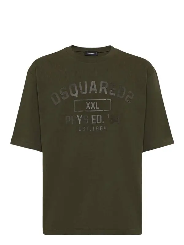 Dsquared2 Logo Printed Crewneck T-shirt - Beech Brown