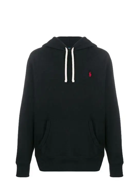 Ralph Lauren Logo Hoodie - Black