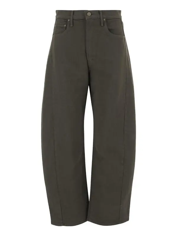 MOTHER High-rise Wide-leg Jeans - Black