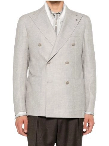 Tagliatore Double-breasted Blazer - White