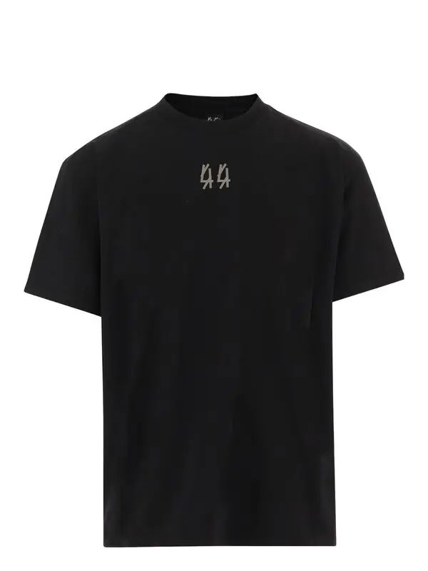 44 LABEL GROUP Logo Print T-shirt - Black