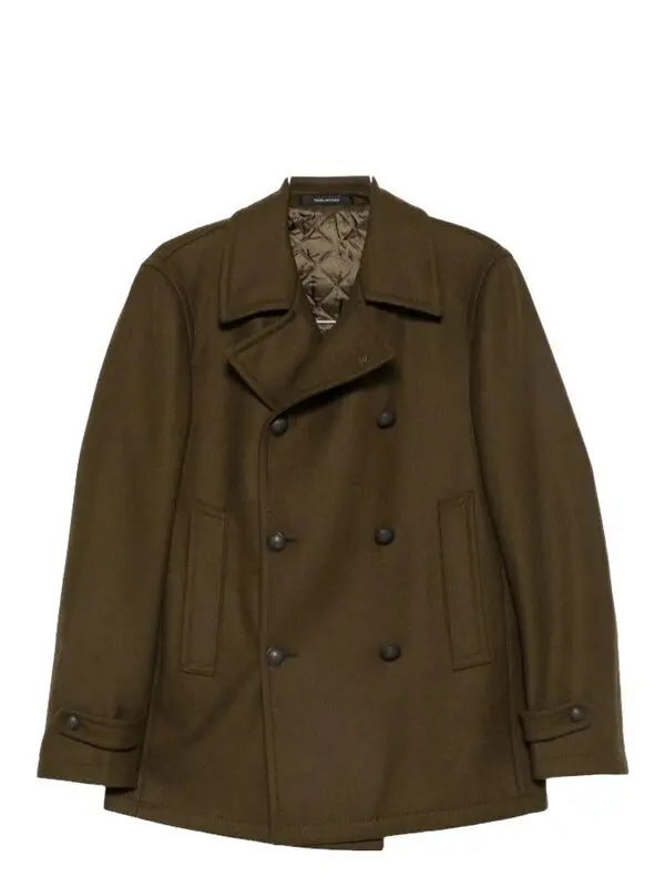 Tagliatore Double-breasted Casual Jacket - Green