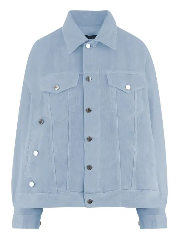 HAIKURE Long-sleeved Casual Jacket - Blue