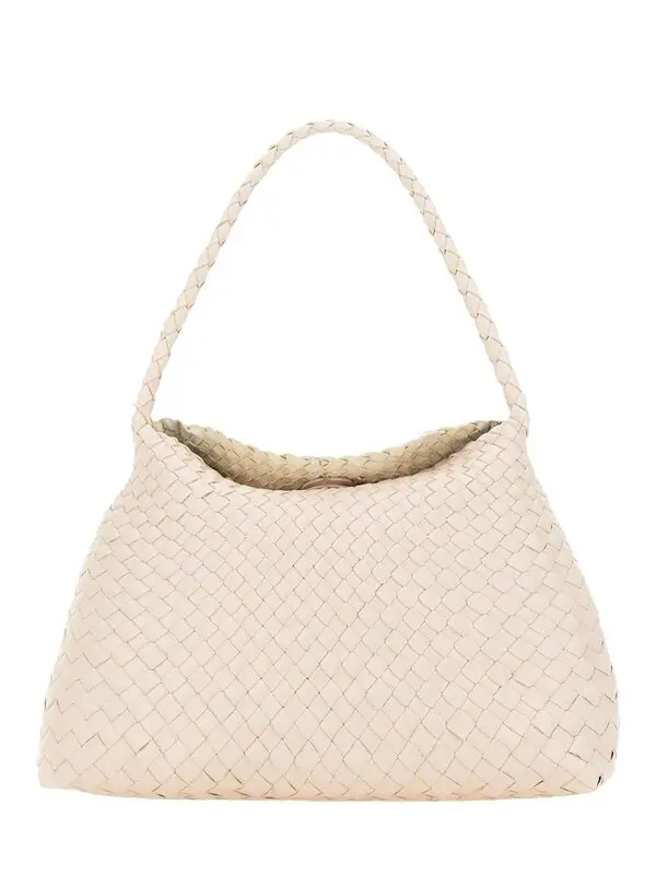 Dragon Diffusion Woven Shoulder Bag - Sand
