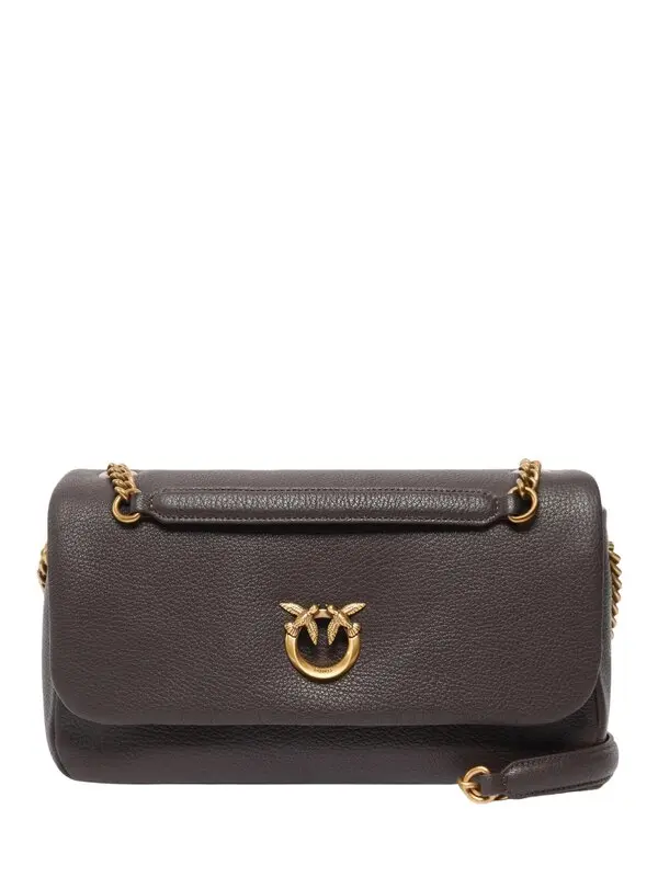 Pinko Love Birds Chain Shoulder Bag - Black