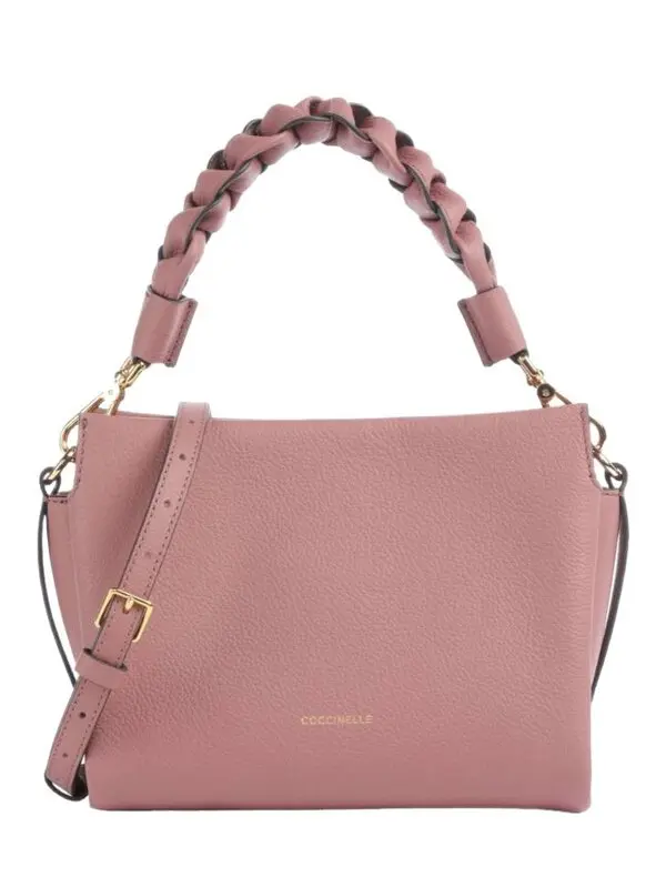 COCCINELLE Woven-handle Shoulder Bag - Pink