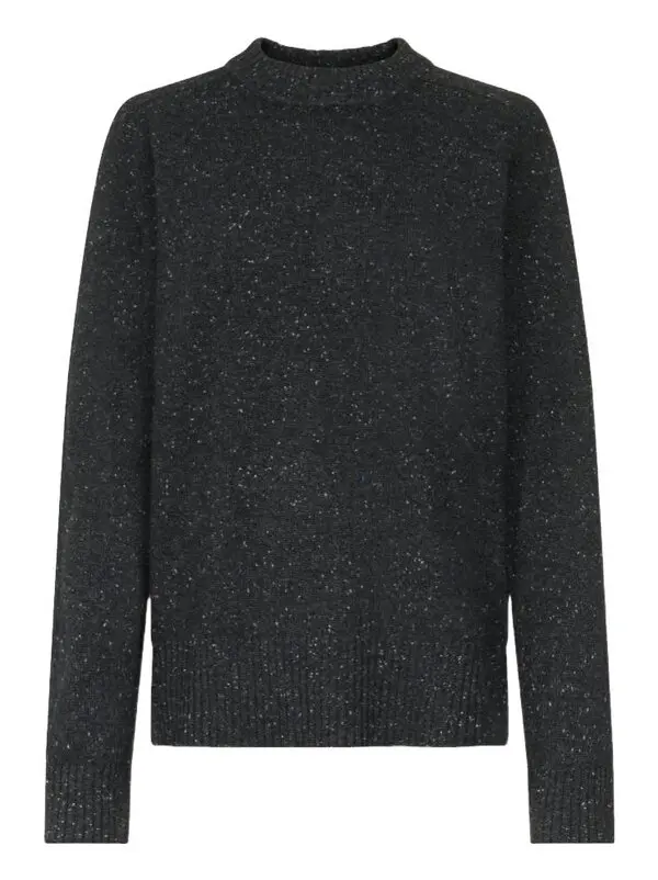 Loulou De Saison Baltra Crewneck Knitted Jumper - Anthracite