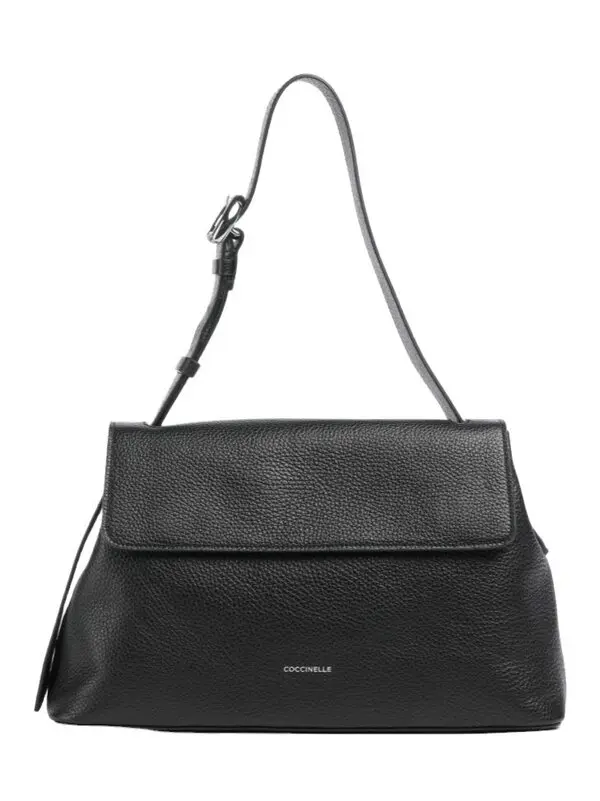 COCCINELLE Flap Shoulder Bag - Black
