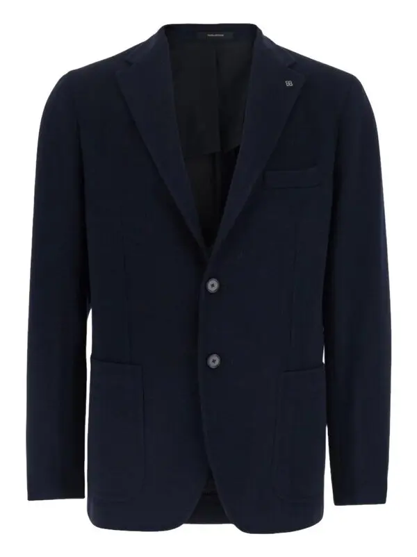 Tagliatore Single-breasted Buttoned Blazer - Blue