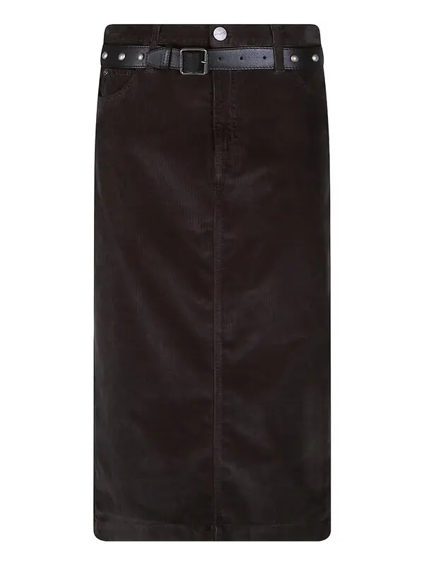 Pinko Belted Pencil Skirt - Black