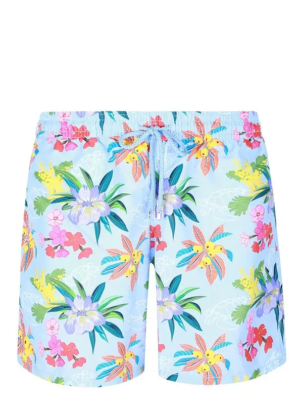Vilebrequin Printed Swim Trunks - Blue